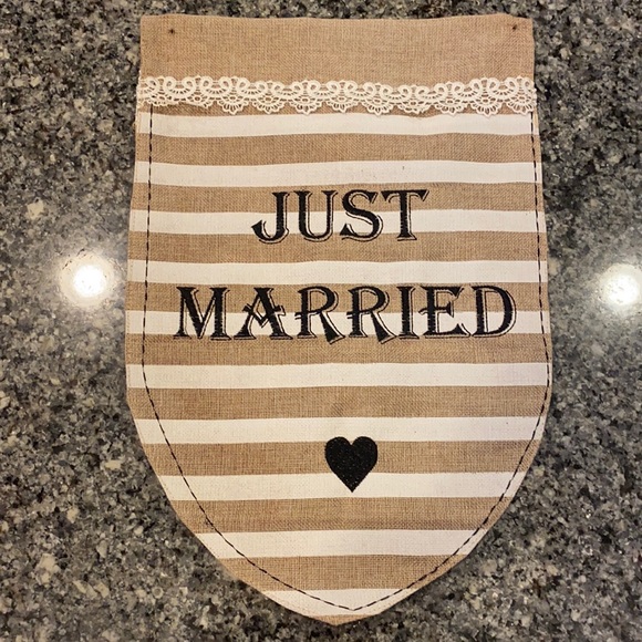 Other | Just Married Garden Flag | Poshmark